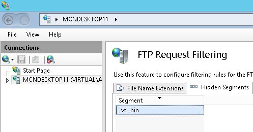 How to Configure Request Filtering Settings For Your FTP Site